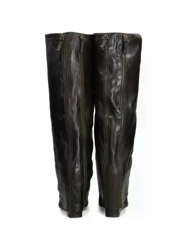 THE SELLER Pointed-toe Wedge Boots