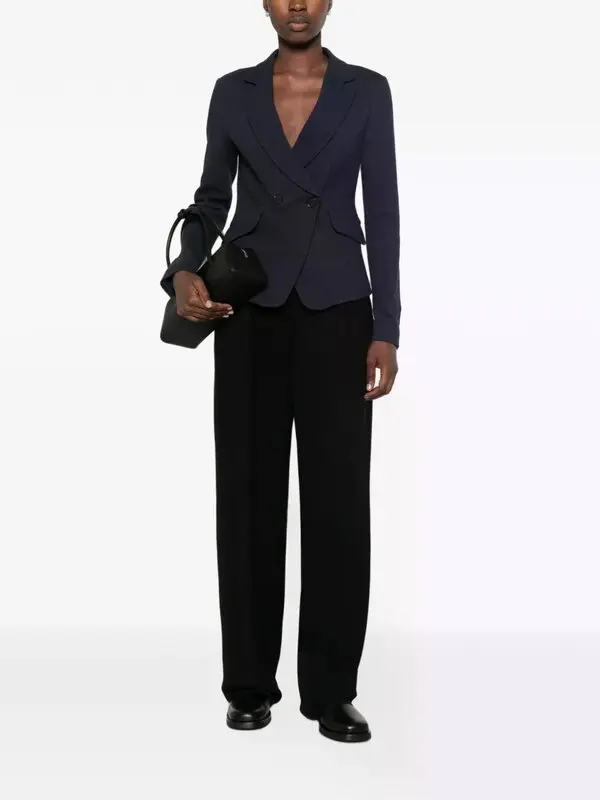 Emporio Armani Double-breasted Textured Jacket