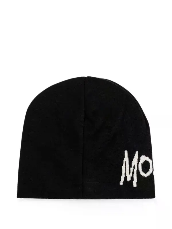 Moschino Teddy Bear Logo Beanie Hat