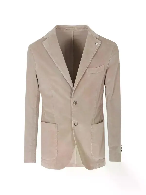 L.B.M. 1911 Single-breasted Corduroy Blazer