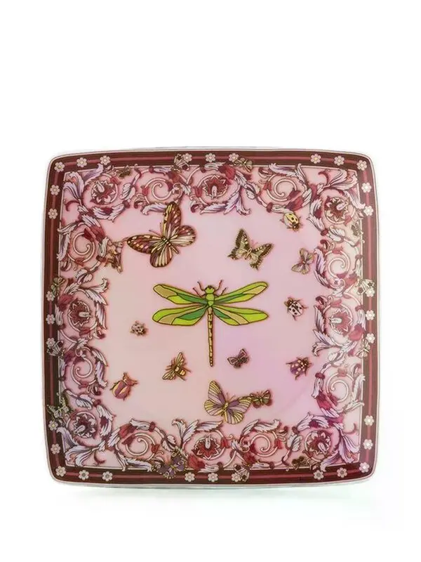 Versace Le Jardin Square Plate 12 Cm
