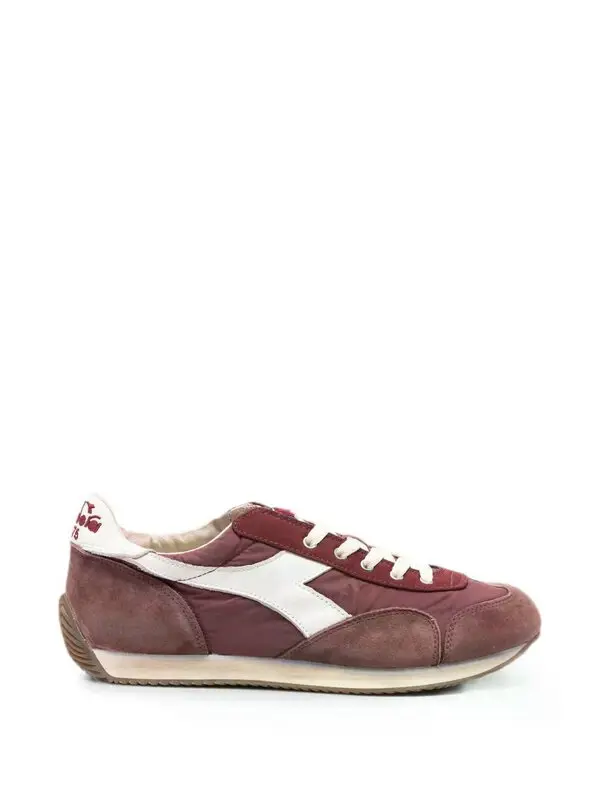 DIADORA Panelled Lace-up Sneakers - Red