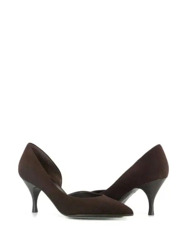 SERGIO LEVANTESI Jada 67pointed-toe D'orsay Pumps - Brown