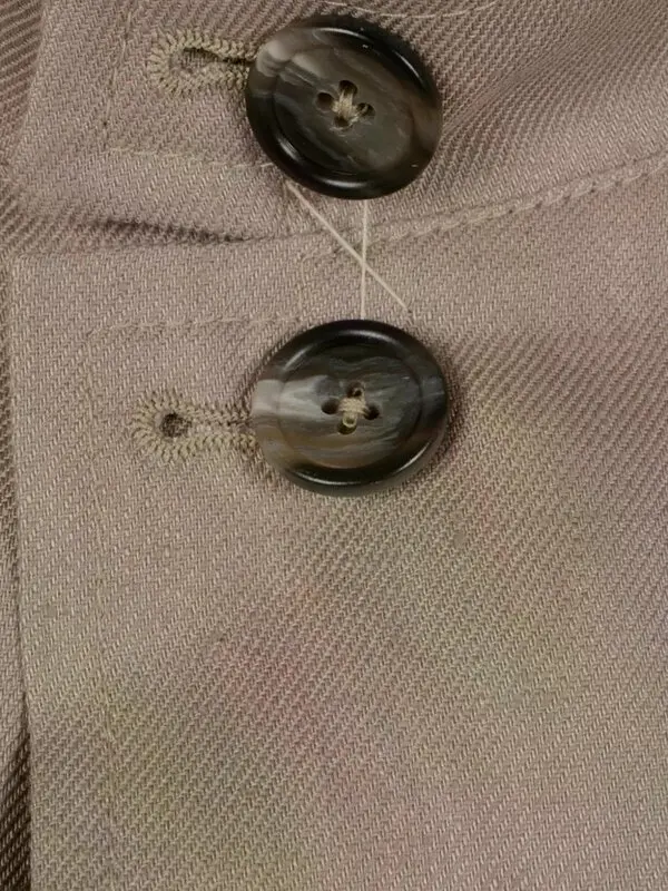 Tagliatore Mandarin-collar Linen Jacket