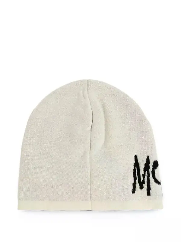 Moschino Teddy Bear Logo-intarsia Beanie Hat