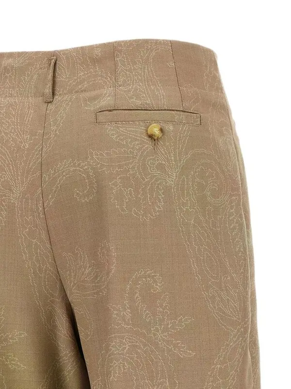 Etro Paisley Jacquard Trousers