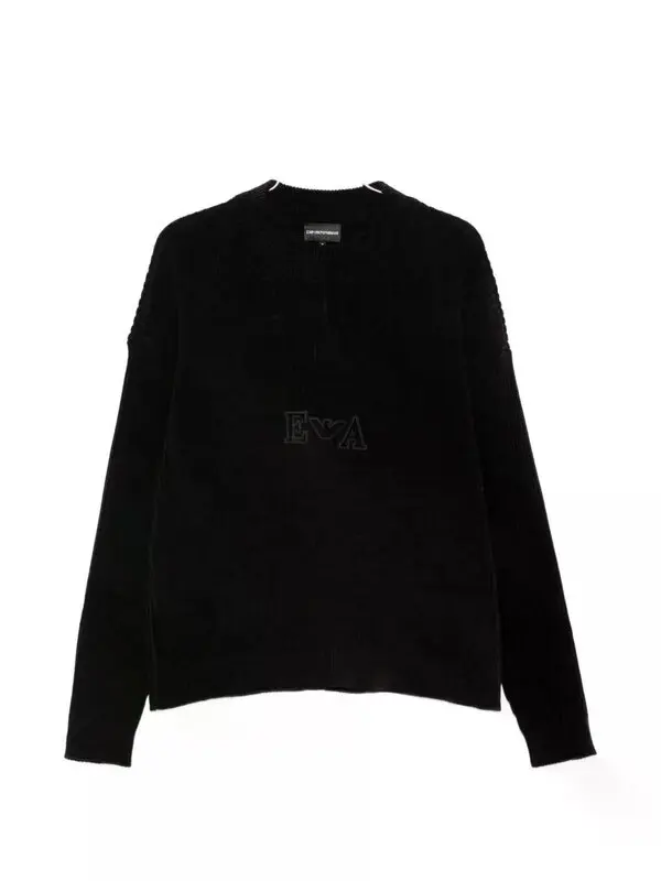 Emporio Armani Logo-embroidered Sweater