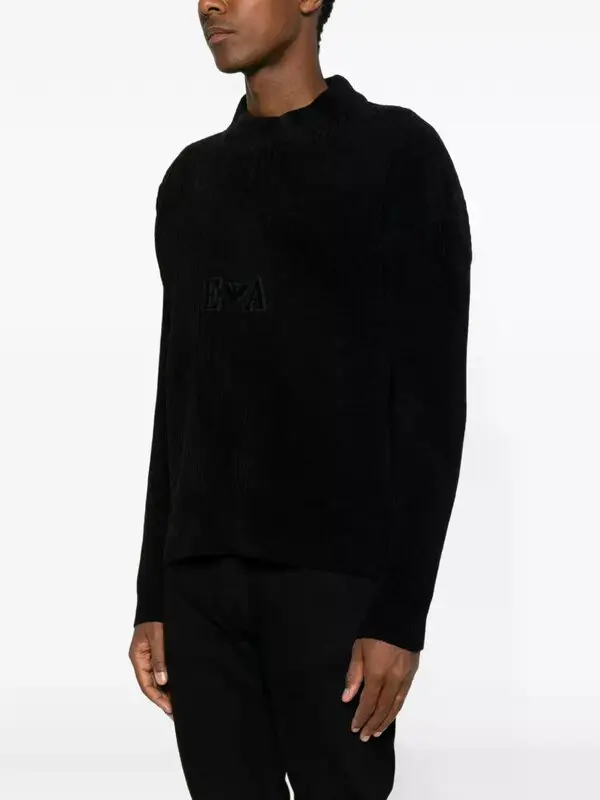 Emporio Armani Logo-embroidered Sweater