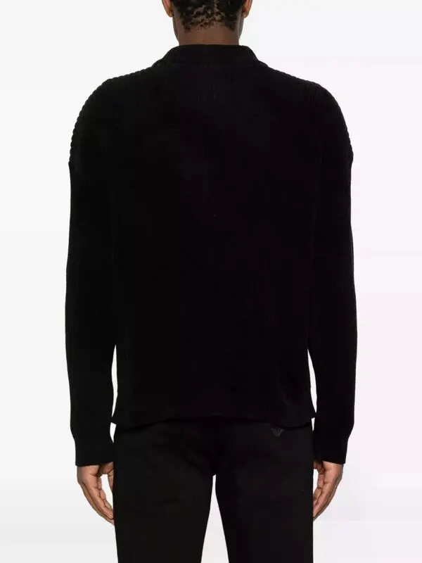 Emporio Armani Logo-embroidered Sweater