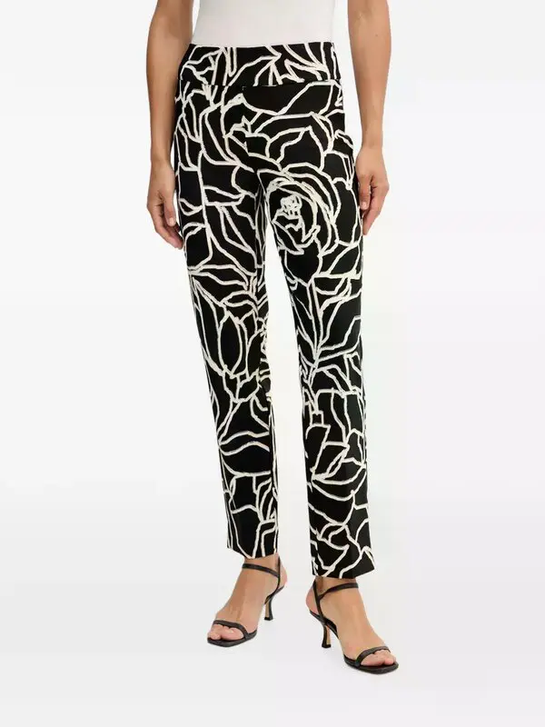 Joseph Ribkoff Abstract-print Trousers