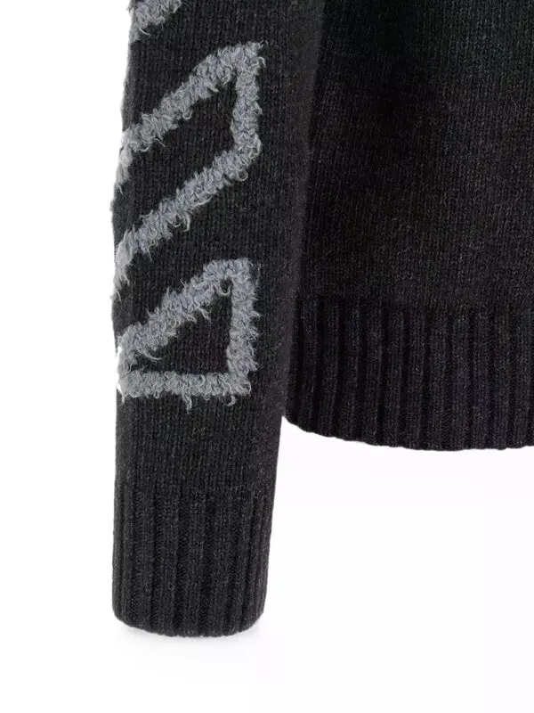 Off-White Diag Arrow Intarsia Sweater