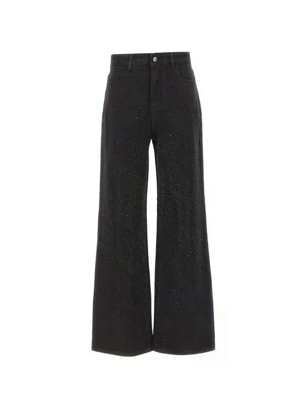 TWENTY FOURHAITCH Anser Rhinestone Embellished Bootcut Jeans