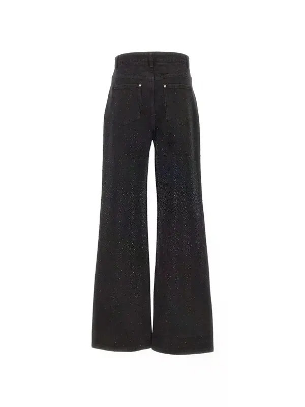 TWENTY FOURHAITCH Anser Rhinestone Embellished Bootcut Jeans