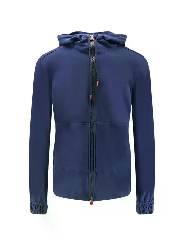 Kiton Drawstring-hood Zip-up Hoodie