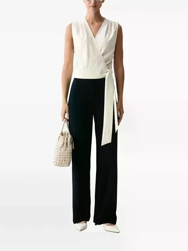 Joseph Ribkoff Pressed Crease Wide-leg Trousers