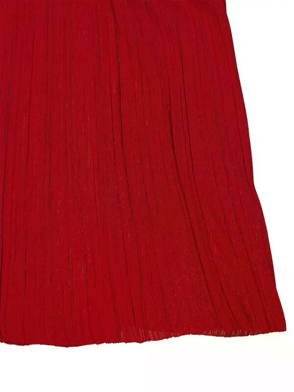 Balmain Pleated Midi Skirt