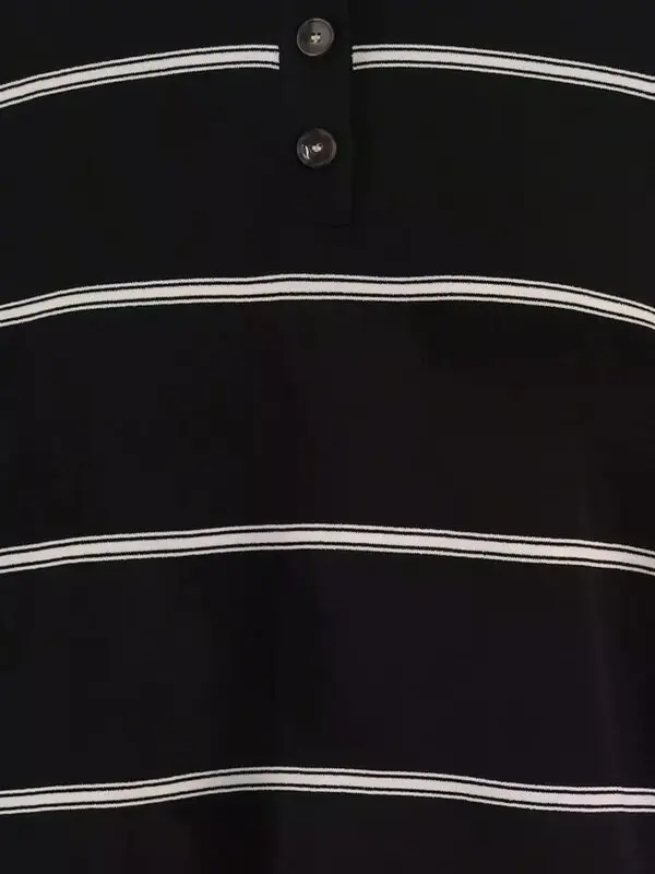 THE GARMENT Striped Button-down Polo