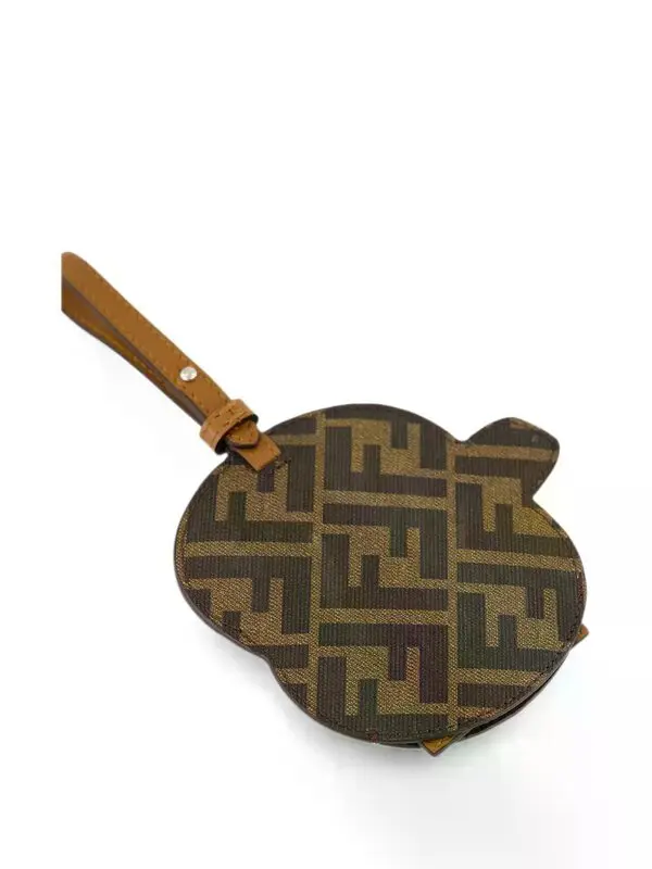 Fendi Ff Logo-print Coffee-cup Key Ring