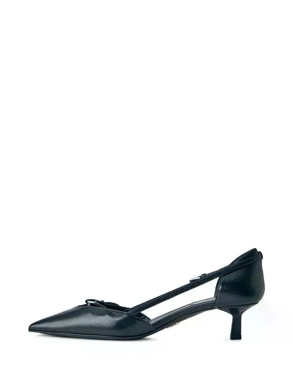 Prada Bow-detail Slingback Pumps