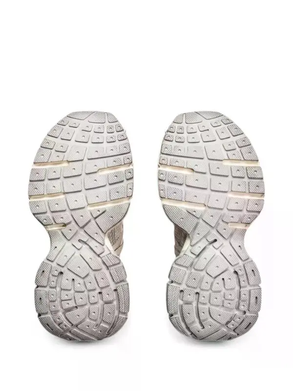 Balenciaga 3xl Extreme Laces Mules In Eggshell