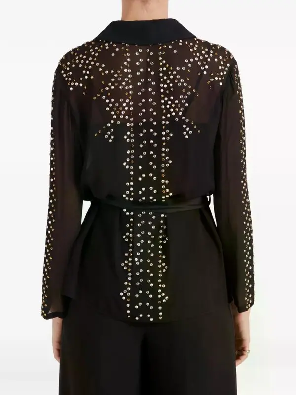 TEMPERLEY LONDON Stud-embellished Oberon Shirt