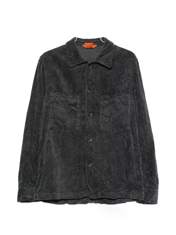 Barena Venezia Fio Corduroy Overshirt - Grey