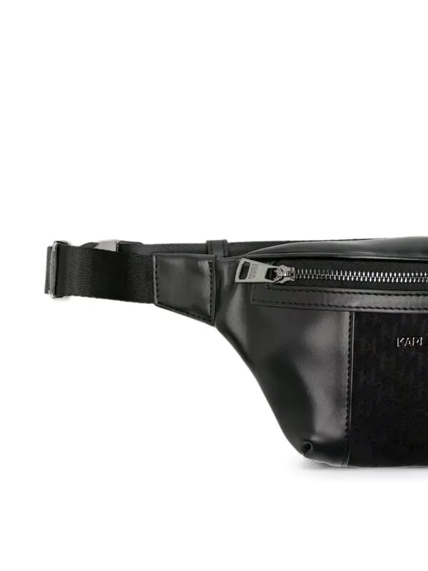 Karl Lagerfeld Logo-plaque Monogram-pattern Belt Bag
