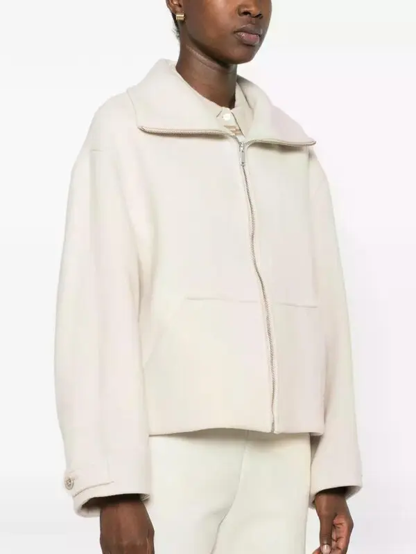 SEMICOUTURE Zip-up Button-cuff Jacket
