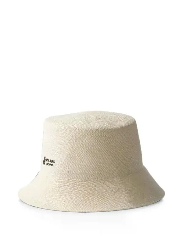 Prada Panama Fabric Bucket Hat
