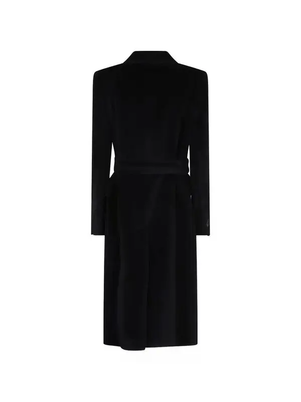 Tagliatore Double-breasted Belted Coat