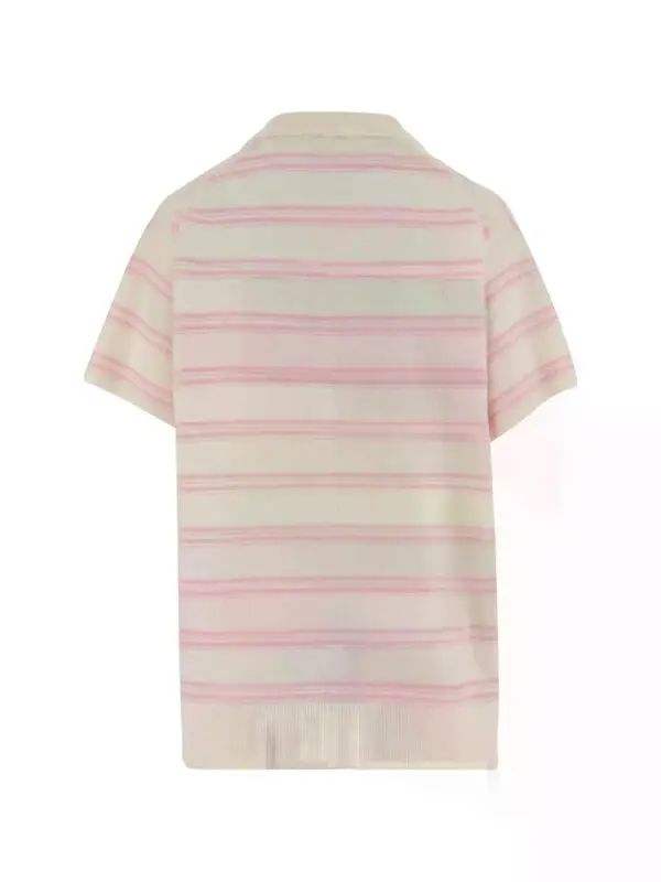 THE GARMENT Como Dads Striped Short-sleeve Polo Shirt