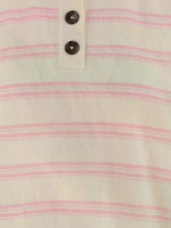 THE GARMENT Como Dads Striped Short-sleeve Polo Shirt