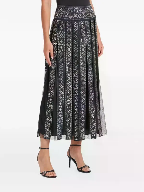 TEMPERLEY LONDON Gallantry Pleated Maxi Skirt