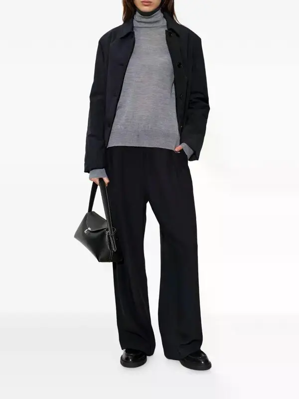 JIL SANDER Roll-neck Side-slit Sweater