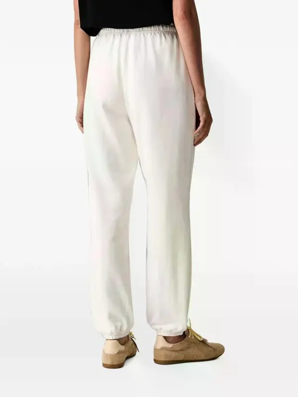 Liu Jo Logo-embroidered Drawstring Track Pants - White