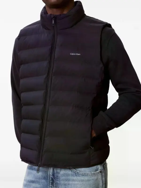 Calvin Klein Quilted Logo-patch Gilet