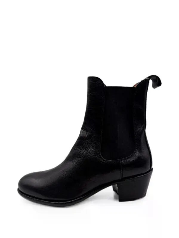 ELIA MAURIZI Elasticated-side Ankle Boots - Black