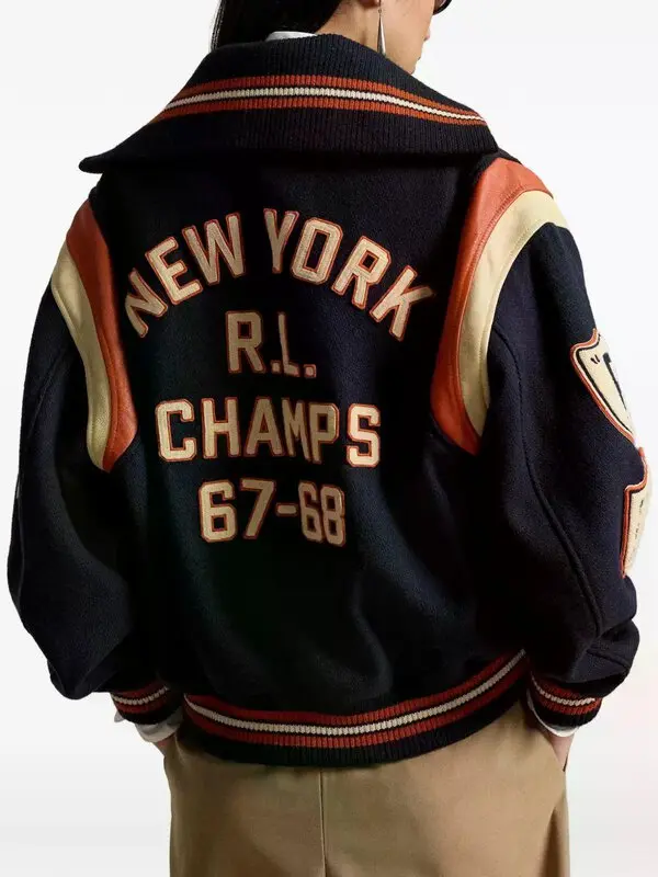 Polo Ralph Lauren Patch-detail Panelled Bomber Jacket