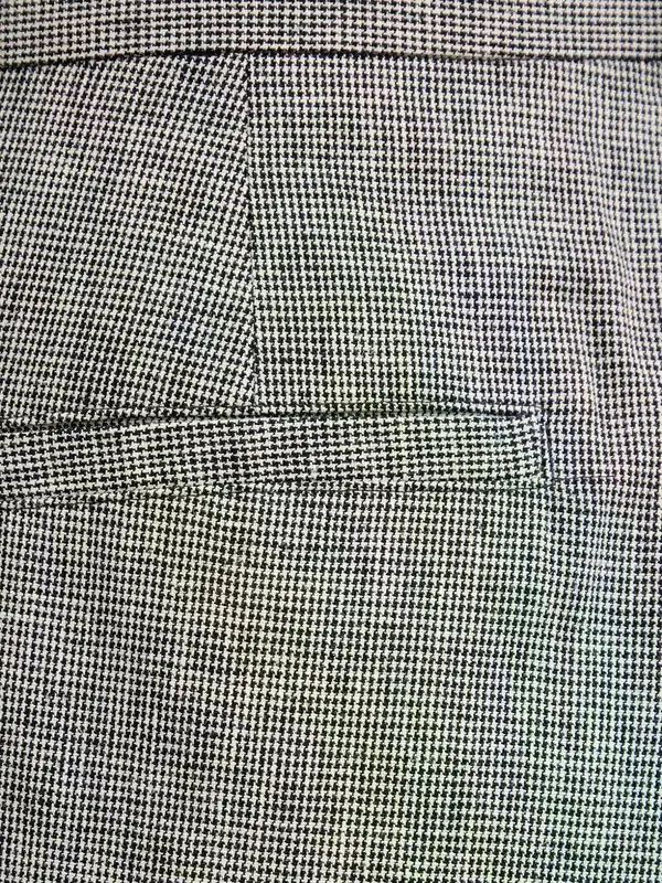 SESSUN Houndstooth Pattern Wide-leg Trousers