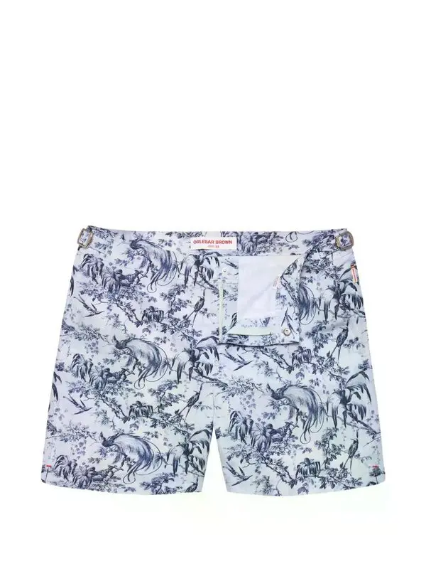 Orlebar Brown Bulldog Zephra-print Swim Shorts - Blue