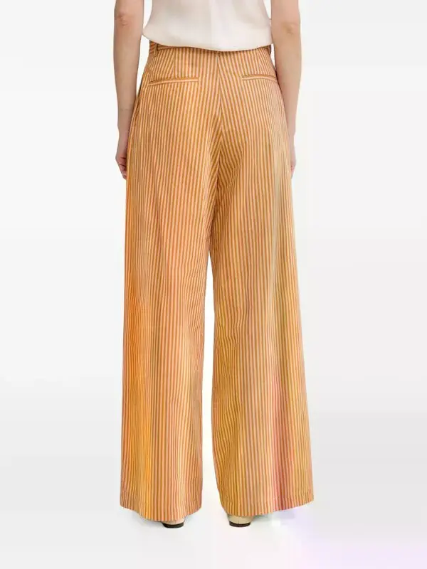 SESSUN Provencia Striped Pleated Trousers