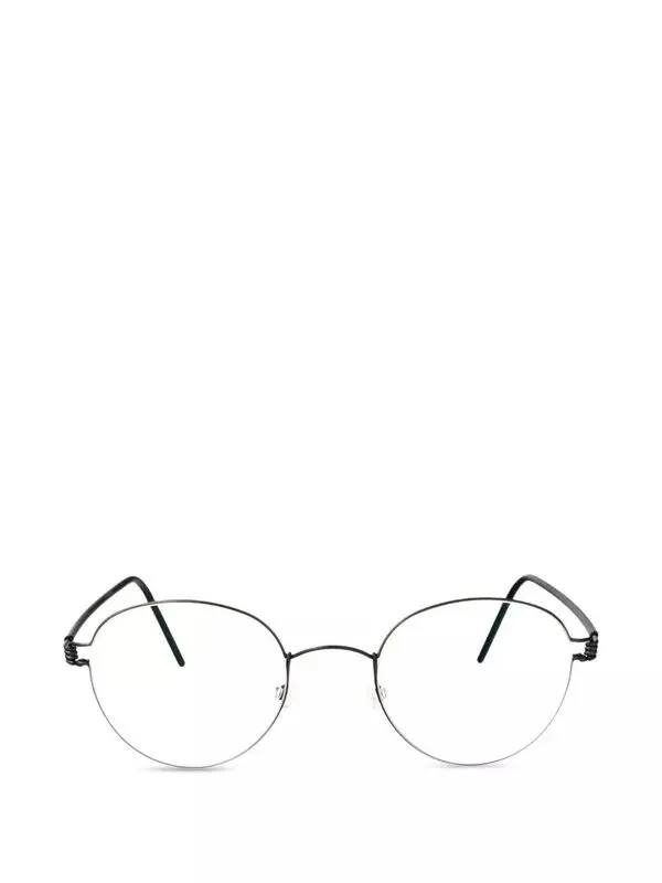 LINDBERG Round-frame Glasses - Black