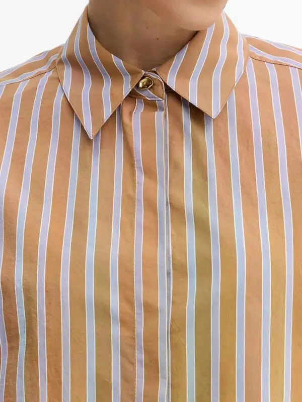 SESSUN Armando Striped Tie-cuff Shirt