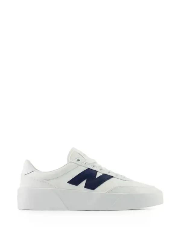 NEW BALANCE 750 Logo-patch Sneakers - White