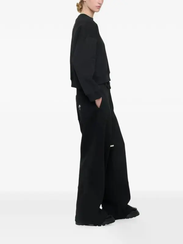 Plan C Belted Wide-leg Trousers