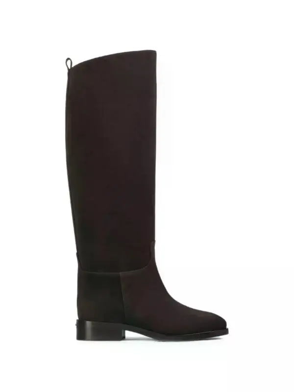 LE SILLA Charlotte Suede Knee-high Boots - Brown