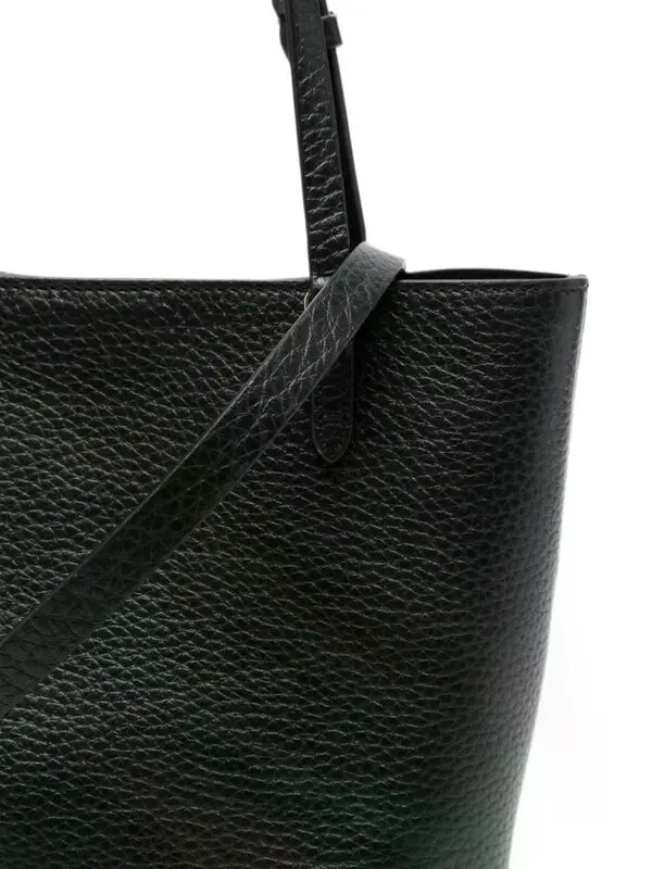 Valentino Garavani Rockstud Grained Leather Tote Bag - Black