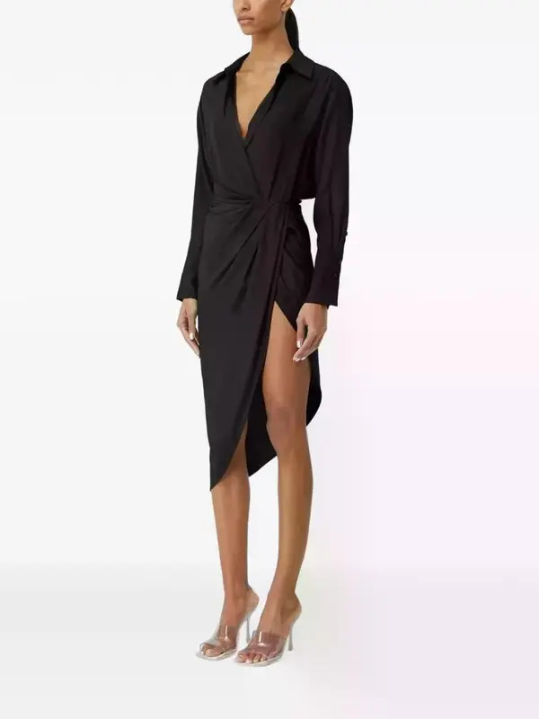 Gauge81 Silk Gathered Shirt Dress