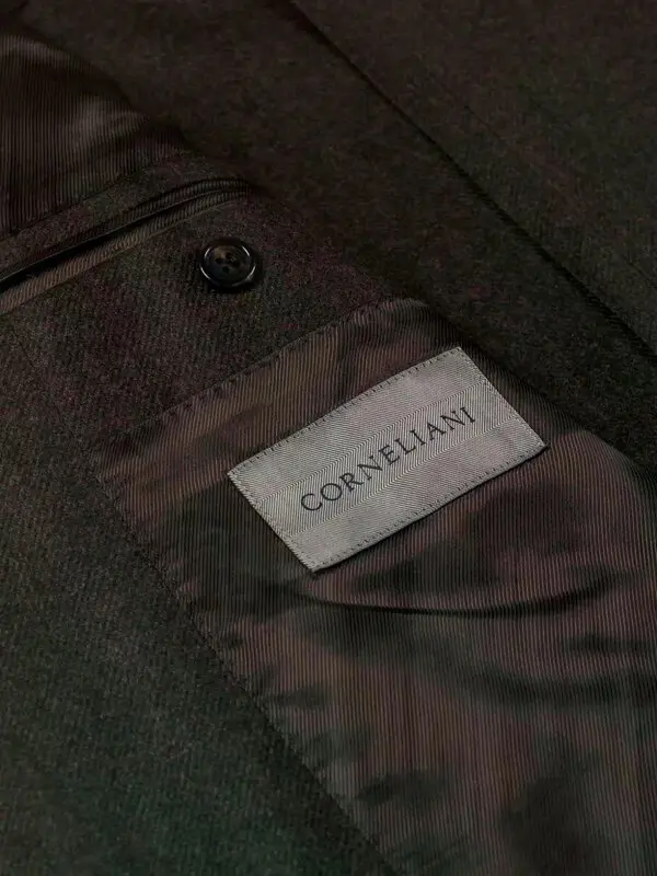 Corneliani Single-breasted Notched-lapel Blazer