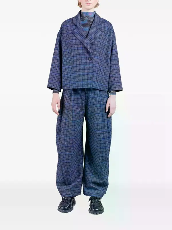 Henrik Vibskov Shady Check-pattern Jacket